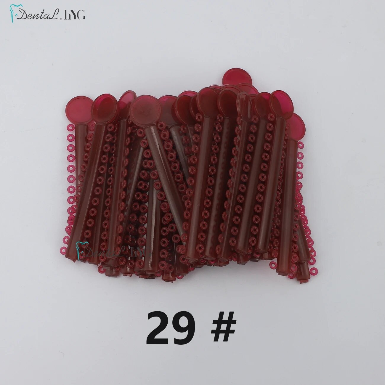 HARBOR DENT Эластичные лигатуры для брекетов, силиконовые, 1040 шт. No.29