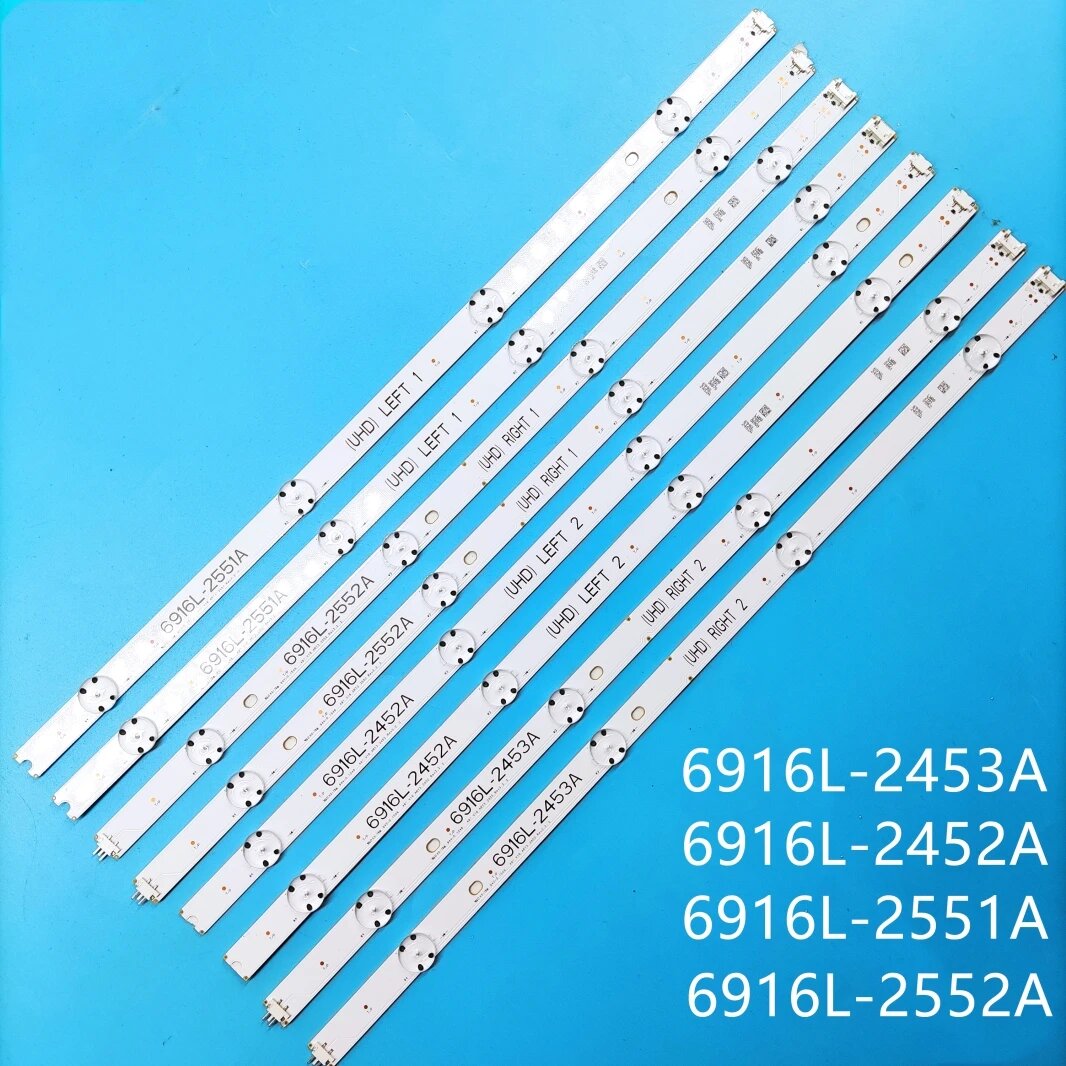 Светодиодная подсветка для 49-дюймового телевизора 49UH6500 6916L-2452A 6916L-2453A 6916L-2551A 6916L-2552A 49UH676V 49UH650V 49UH668V