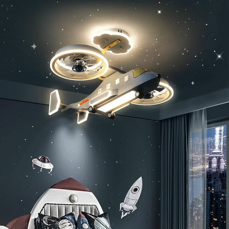 Свет вентилятора самолета/Люстра-вентилятор