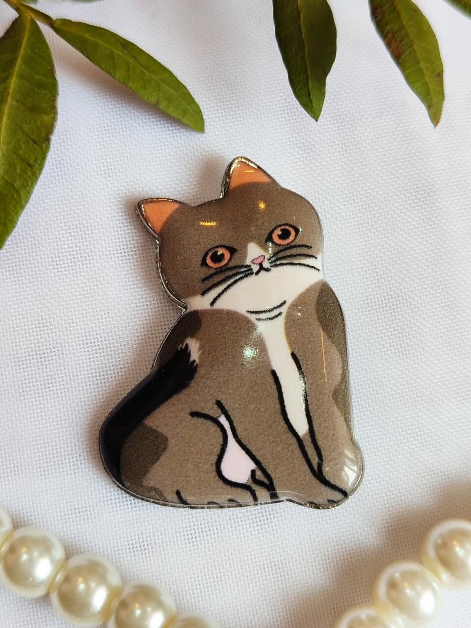 Брошь, эмаль