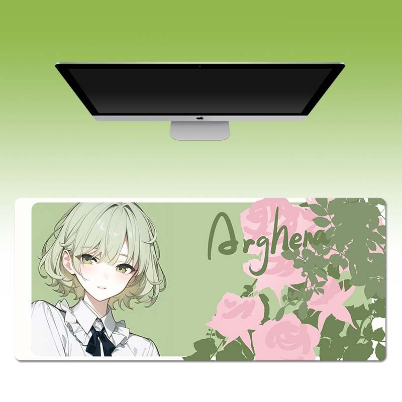 Коврик для мыши Liangcaida "Cute Anime Girl", натуральный каучук, нескользящий, 900х400х3 мм