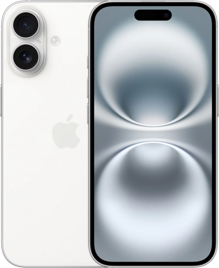 Смартфон Apple Айфон iPhone 16 256 ГБ eSIM + eSIM, White / Белый ...