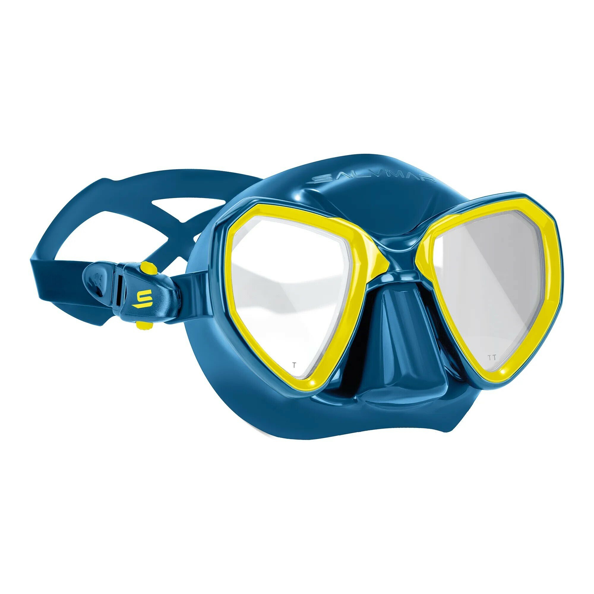 Маска Подростковая Salvimar Morpheus Mid Синий/желтый