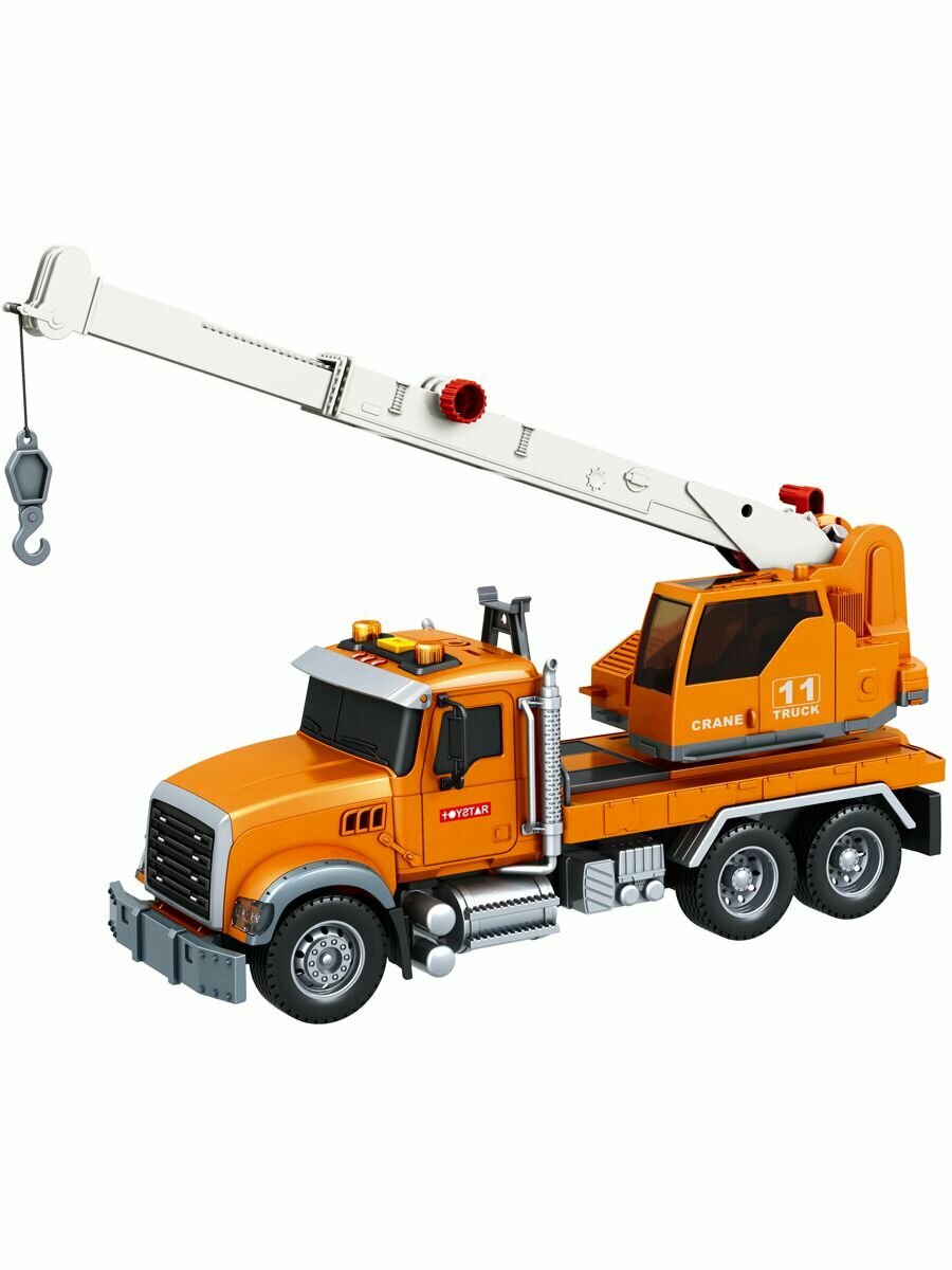 Выдвижной автокран с крюком и вращающейся кабиной для детей / мальчиков