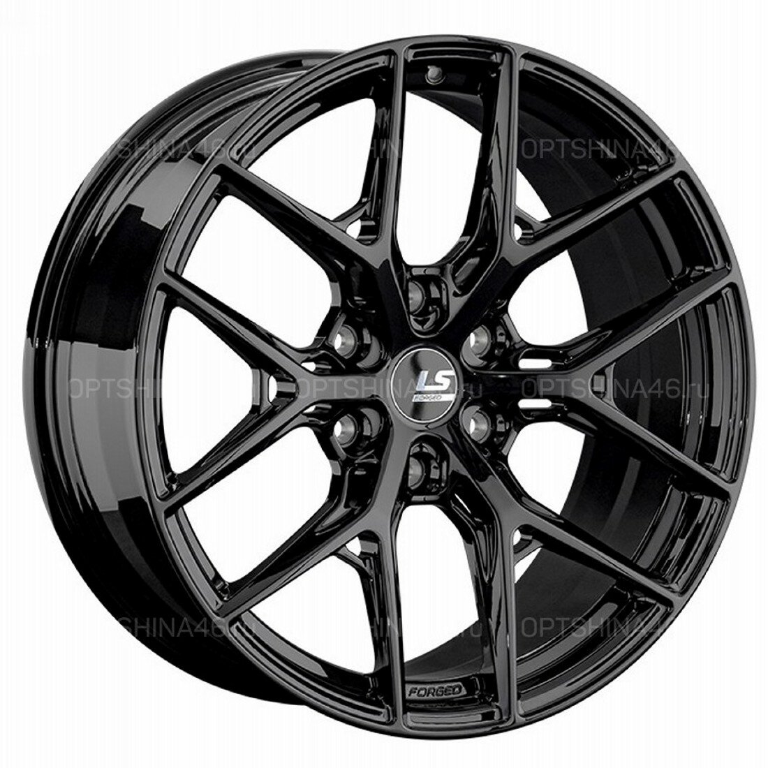 Колесный диск LS Forged LS FG31 8,5x21 6x139,7 ET50 95,1 BK кованый для автомобиля