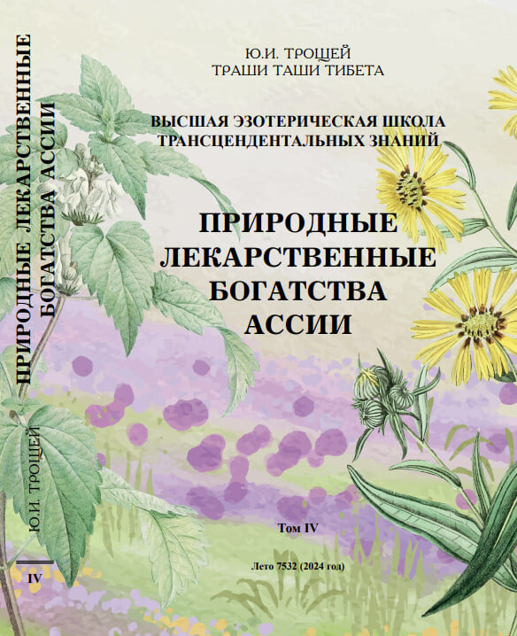 Книга "Природные лечебные богатства Ассии", автор Трощей Ю. И, 2024 г, 447 стр.