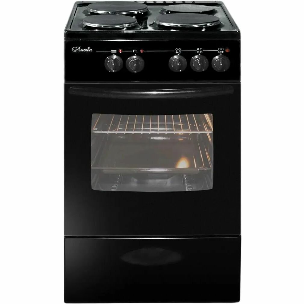 Плита Лысьва ЭП 301 МС черный (без крышки)