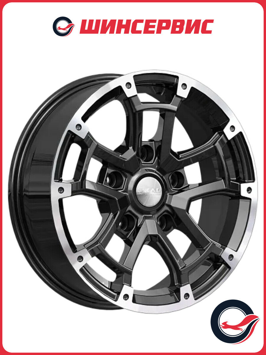 Литой колесный диск Скад Барахас R16x7.0J 5x139.7 ET30 ЦО98.5 для автомобиля