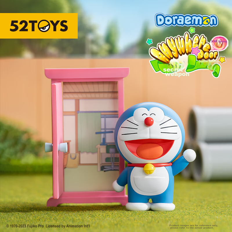 52TOYS Doraemon Secret Prop Limited Edition, Any Door Figurine, Trendy Anime Toy, Cute Goddess Festival Gift