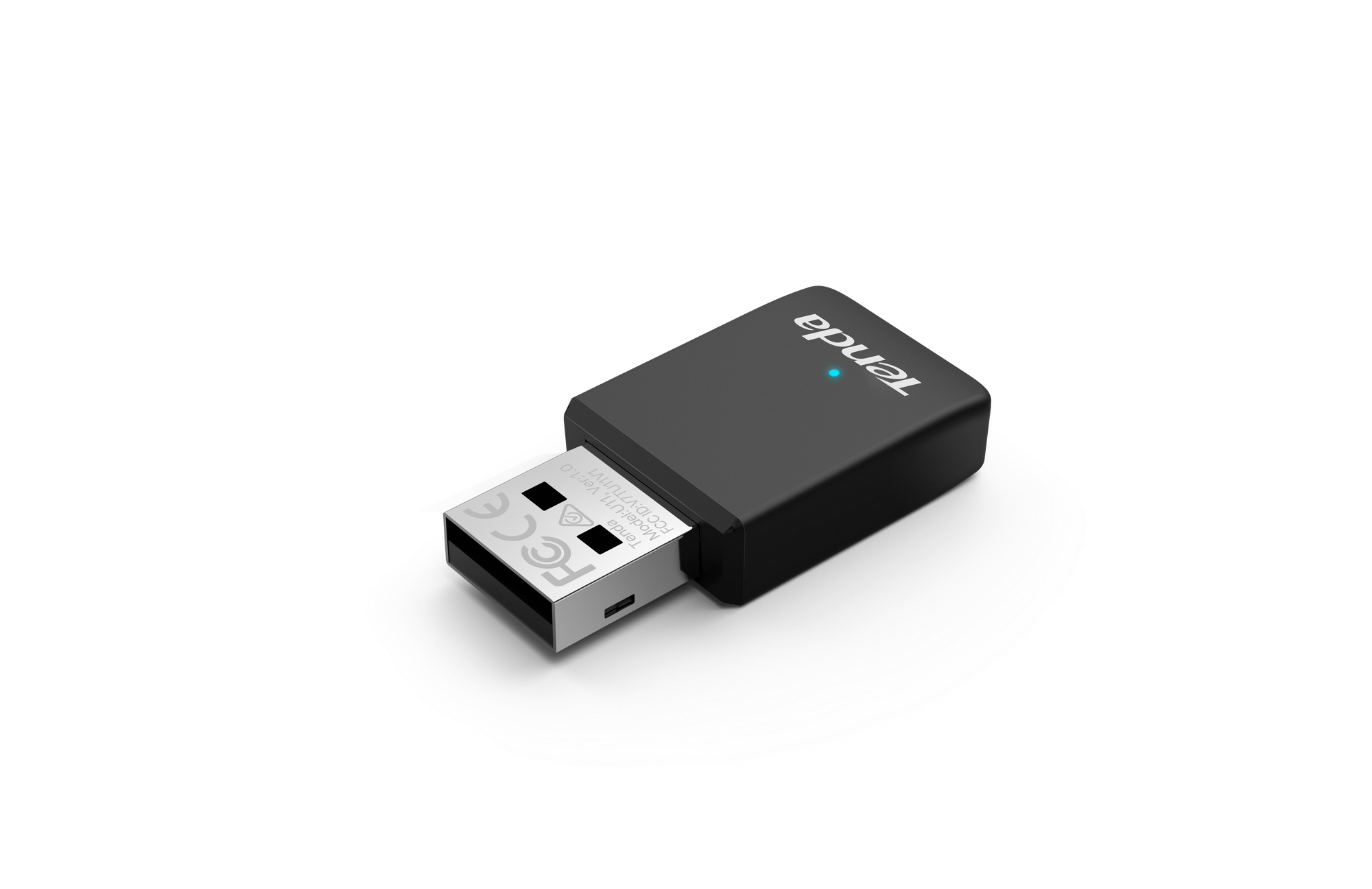 Tenda U11 Двухдиапазонный Wi-Fi адаптер, 2,4/5 ГГц, до 900 Мбит/с, подключение USB, внутренняя антенна