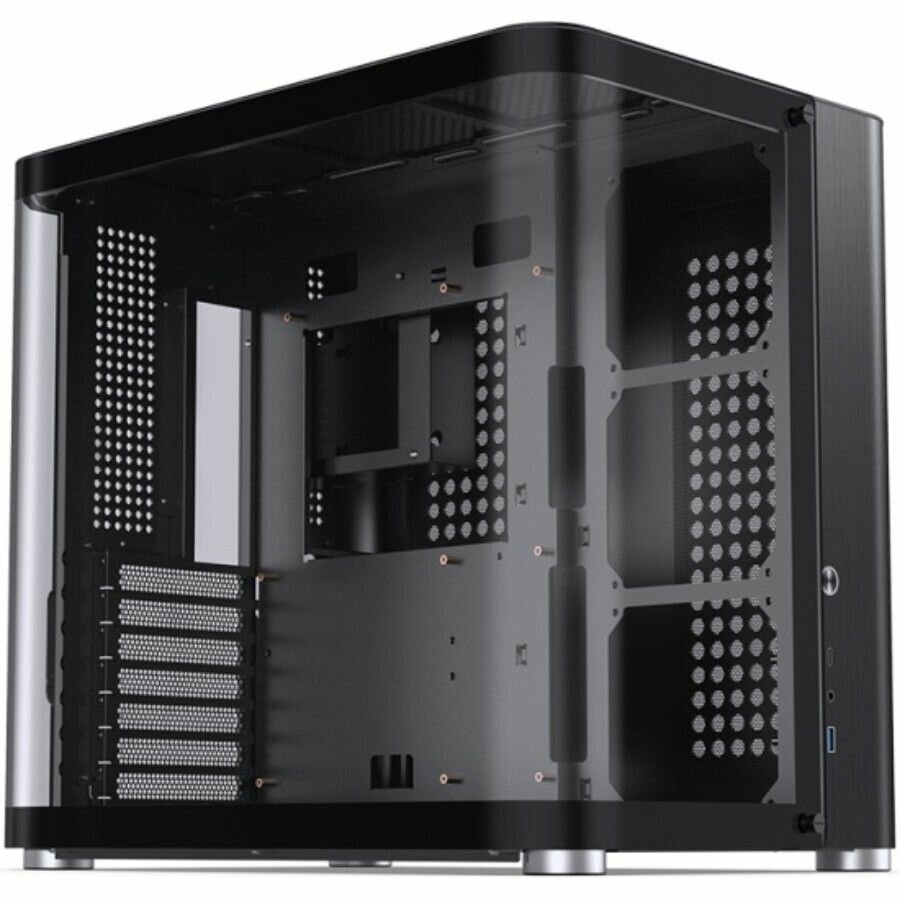 Компьютерный корпус Jonsbo TK-2 2.0 (TK-2 2.0 BLACK) черный - Midi Tower, ATX, ITX, Micro-ATX, USB 3.2 Gen 1 Type-A