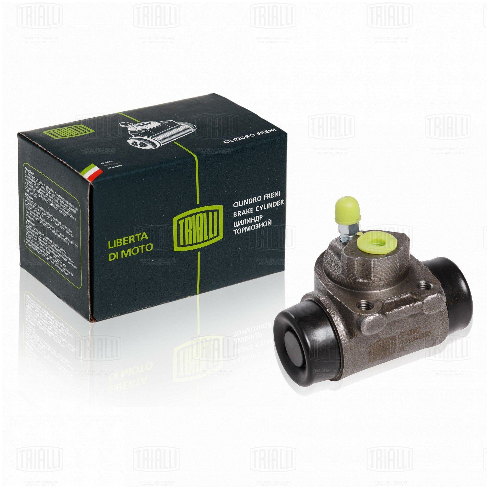 Trialli цилиндр тормозной для renault logan (04-) задний левый/правый d 19мм (без abs) cf0942