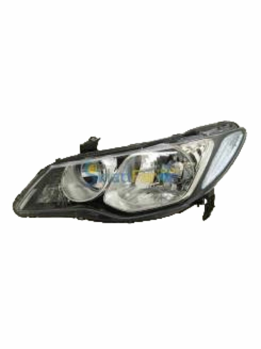 Фара левая электрокорректор Japan Type Black Honda Civic all 05>