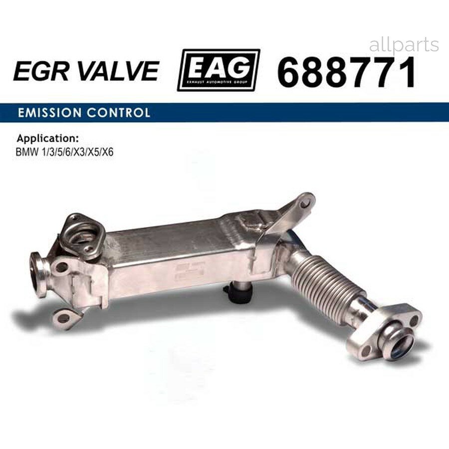 EAG 688771 Радиатор охлаждения EGR BMW 1/3/5/6/X3/X5/X6 EAG