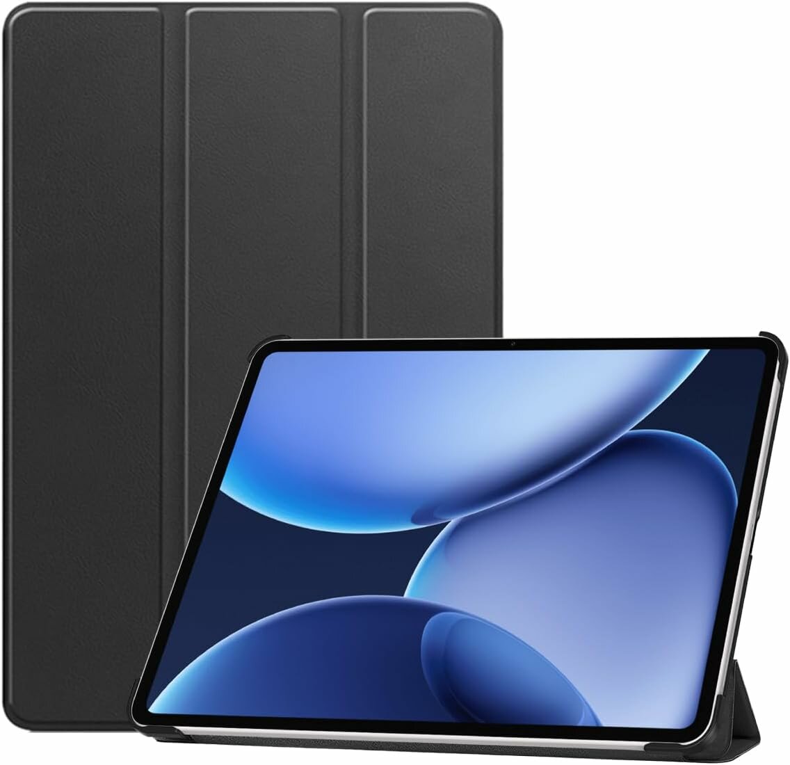 Чехол для планшета OnePlus Pad 3 13.2 дюйма 2025 г. Трехсекционная умная обложка с жестким корпусом из PC-пластика Тонкая подставка с регулируемым углом наклона