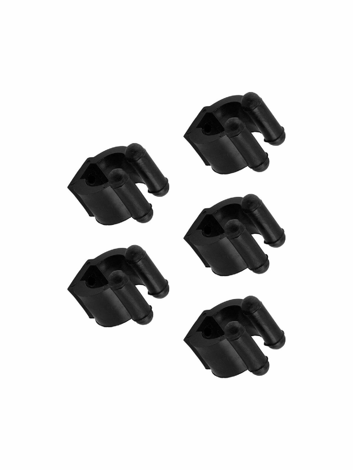 Прочие бильярдные расходники и аксессуары,5 пластиковых зажимов для клюшек с двумя отверстиями, зажимы для удочек-средние зажимы с двумя отверстиями