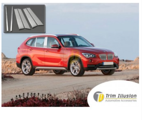 Хромированные накладки, для BMW X1, 2013-2015, полированная нержавеющая сталь