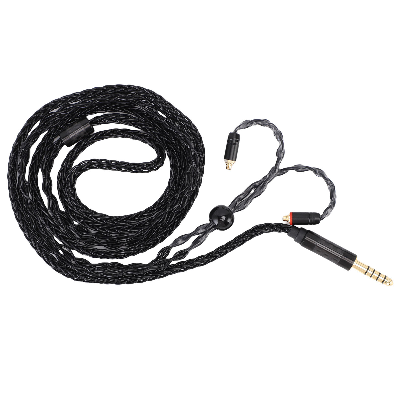 Сбалансированный кабель «папа-MMCX» 4,4 мм, подходит для наушников SE215 SE535 SE846, 3,9 фута, 16-ядерный, посеребренный, запасной шнур для наушников из OFC