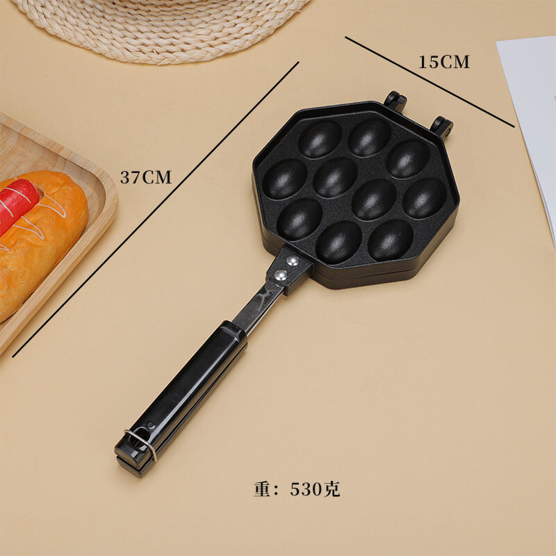 Домашняя 16-отверстная сковорода для такояки, форма для такояки из перепелиных яиц, антипригарная сковорода для гриля мясных шариков