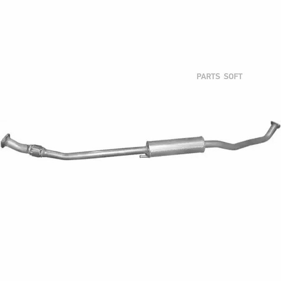 Глушитель средн часть TOYOTA: COROLLA 1.4D4D 04-06 от официального дистрибьютора, POLMOSTROW, артикул 26264