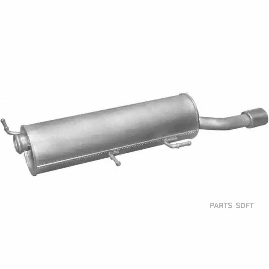 Глушитель задн часть PEUGEOT: 307 CC 2.0 16V 03- от официального дистрибьютора, POLMOSTROW, артикул 19366