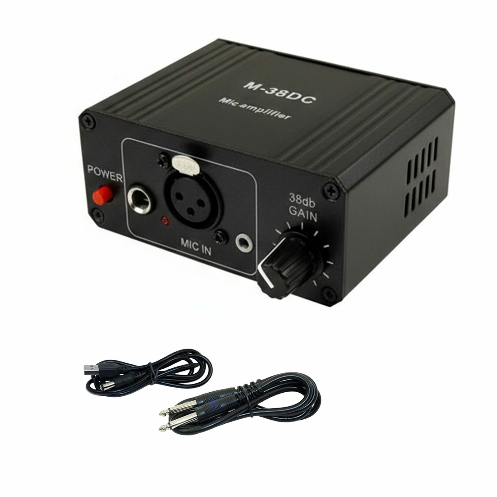 Высокопроизводительный микрофонный предусилитель с широким частотным диапазоном и металлическим корпусом