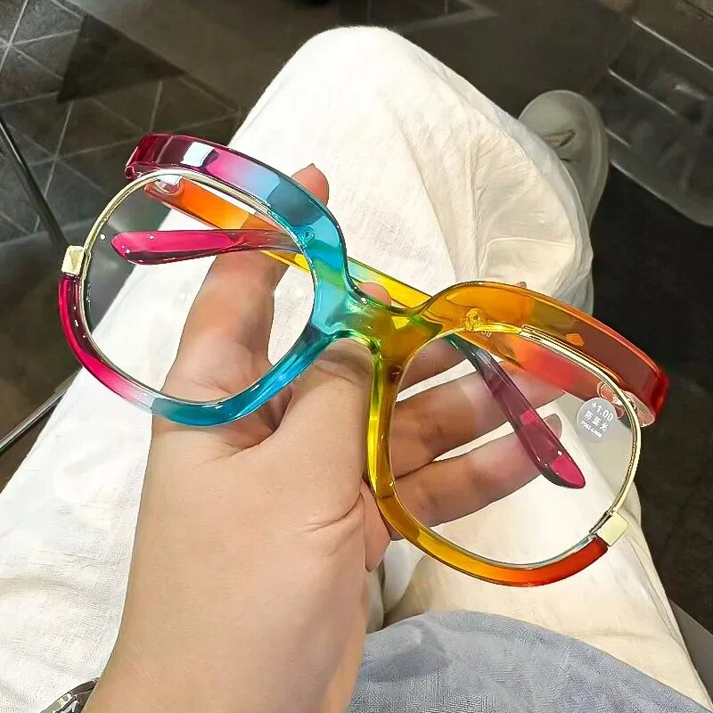Круглые очки Rainbow +250