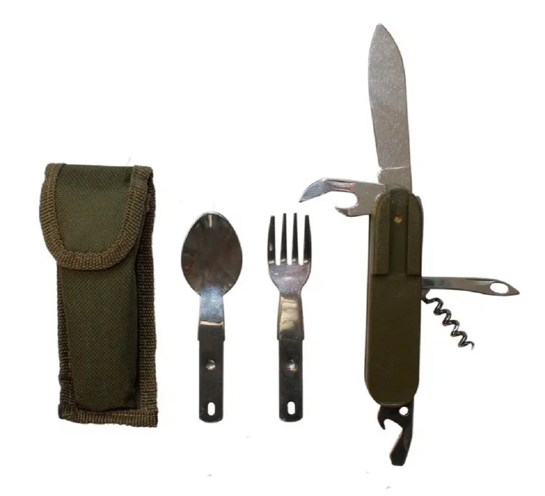 Мультитул BTRACE TOURIST "Дружба", серебристый, 11 инструментов, пила, ножницы, напильник