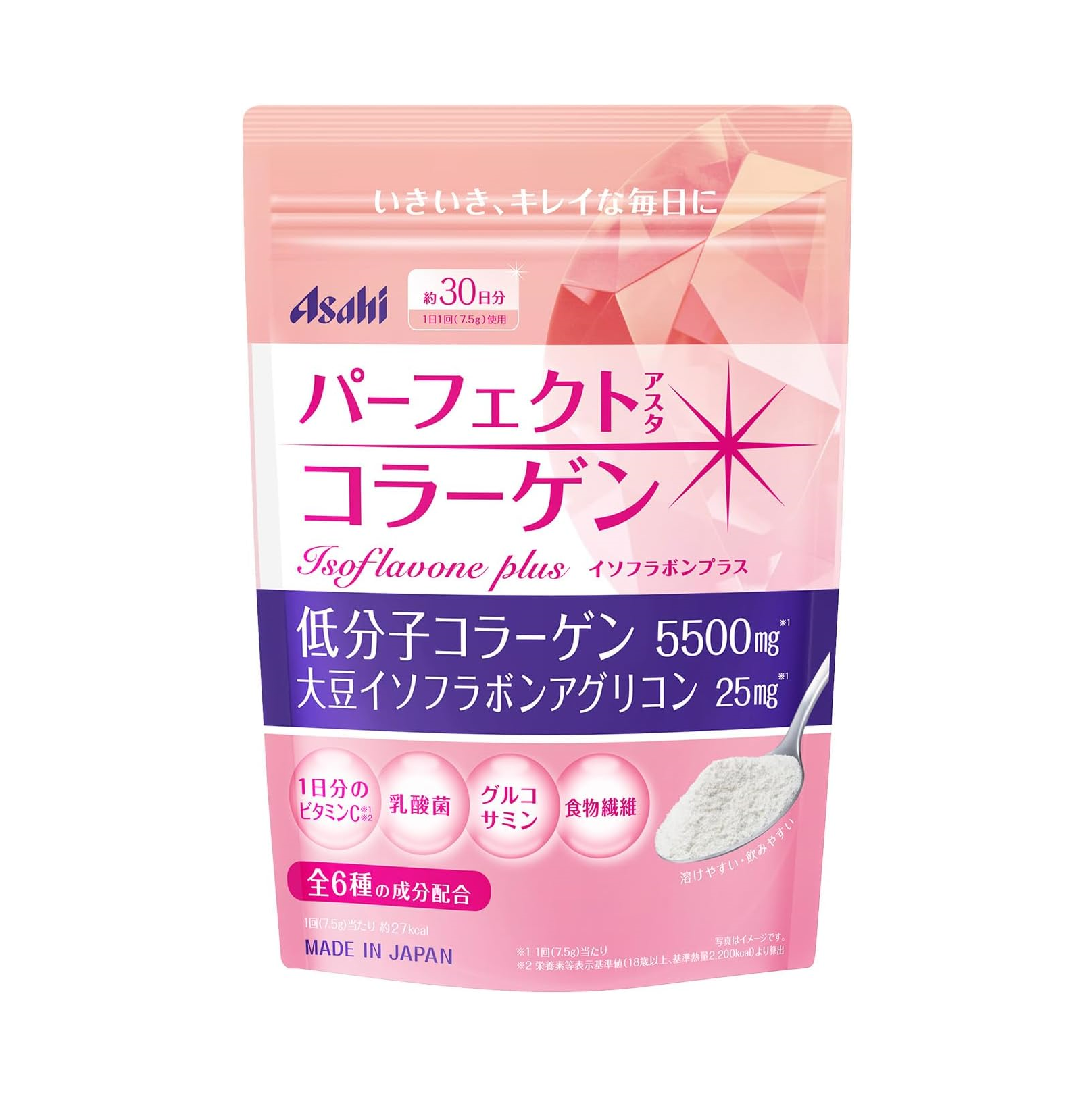 ASAHI Коллаген Perfect Asta Isoflavone Plus: Секрет Молодости и женского здоровья в каждой ложке