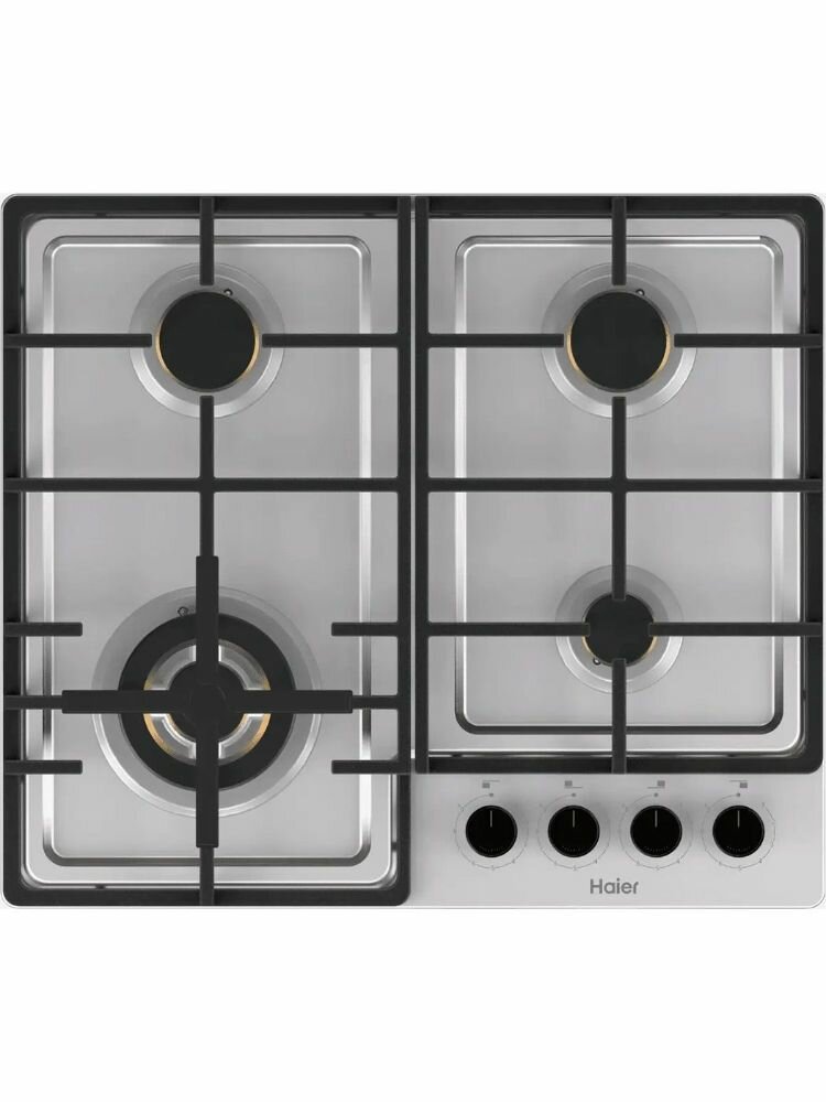 Варочная панель газовая Haier HHQ-M64CAQX, нержавеющая сталь
