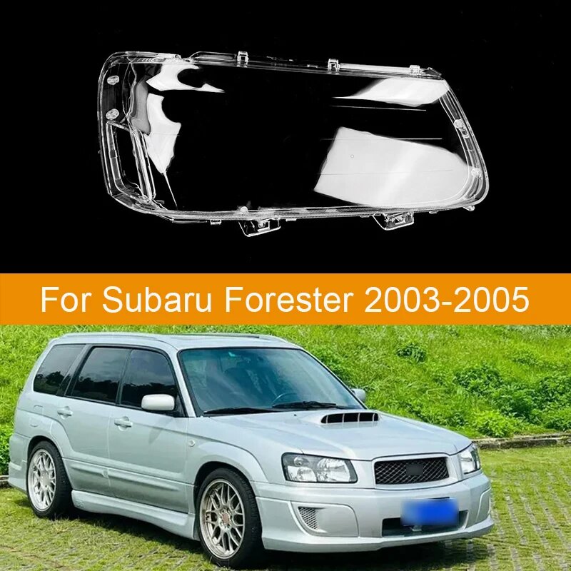 Для Subaru Forester 2003-2005 крышка фары стеклянная линза крышка фары корпус Left and Right