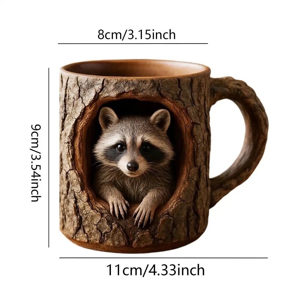 Кружка с енотом A