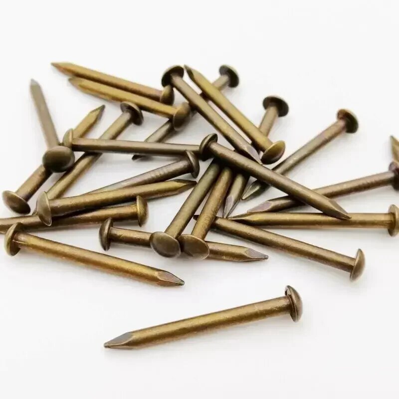 Медные гвозди 25-100 шт. bronze, 2x20mm 50pcs