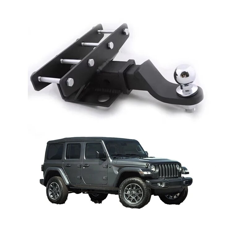 Для Jeep Wrangler JK JL JT 2007-2024 приемник фаркопа заводская фаркоп автоматическая регулировка аксессуаров приемник сталь