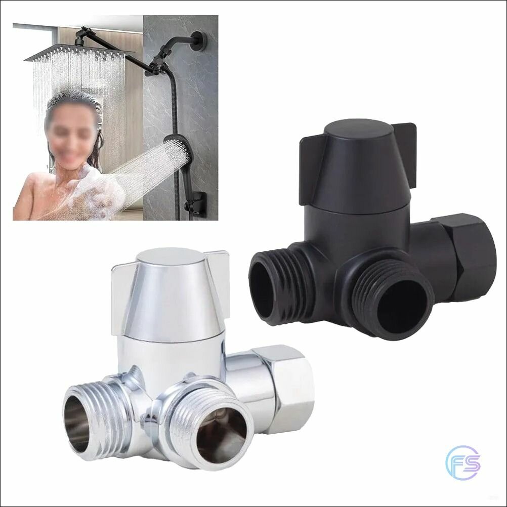 3-ходовой клапан для душа G1/2 с выходом, тройник-адаптер для душевого шланга, разветвитель для крана