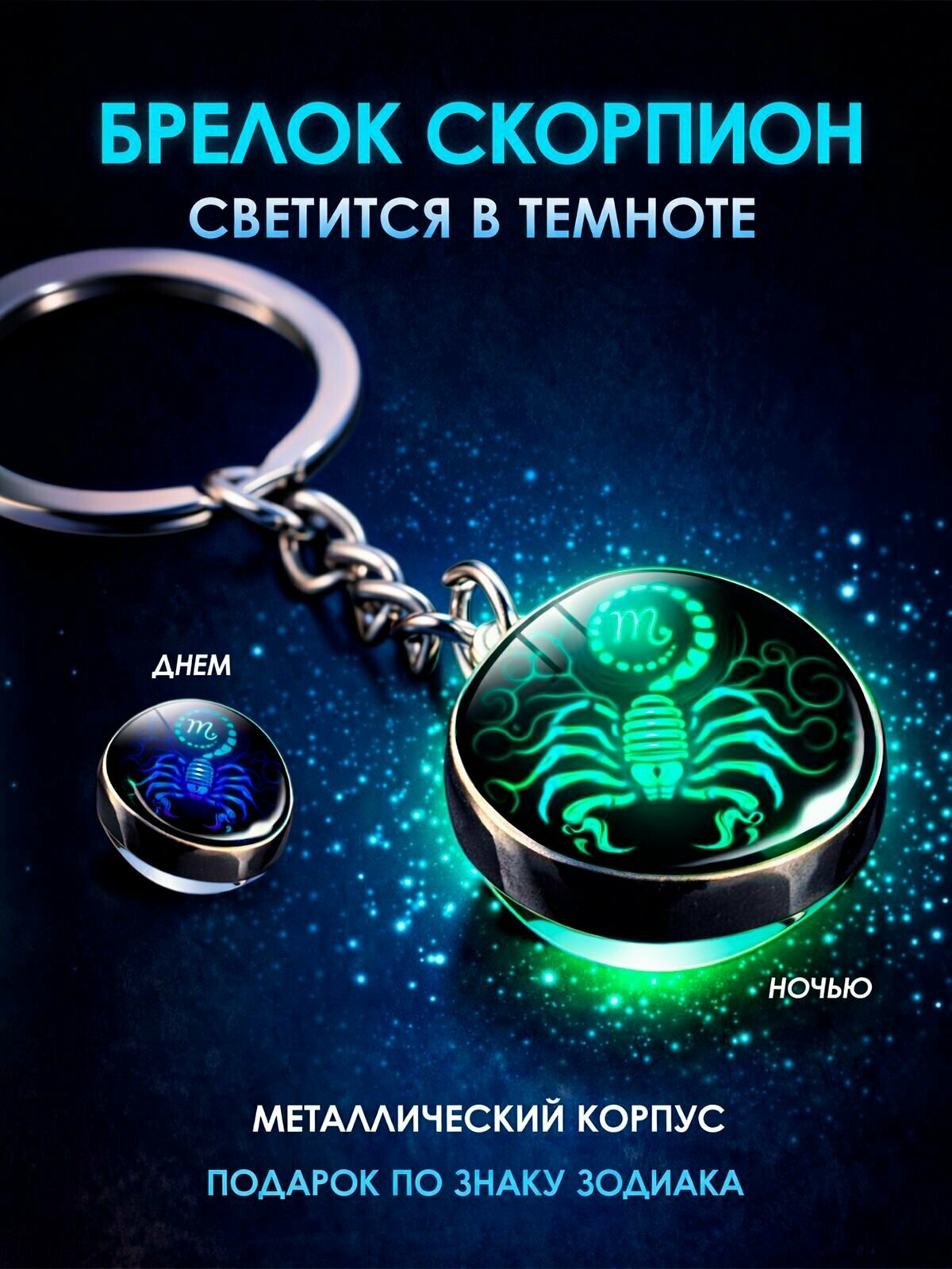 Брелок, желтый