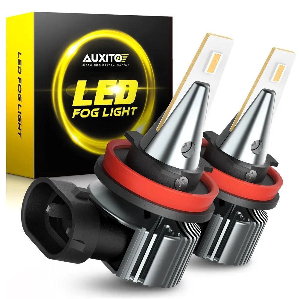 AUXITO LED H11/H8/H9/H16 Светодиодные лампы для противотуманных фар 2 шт
