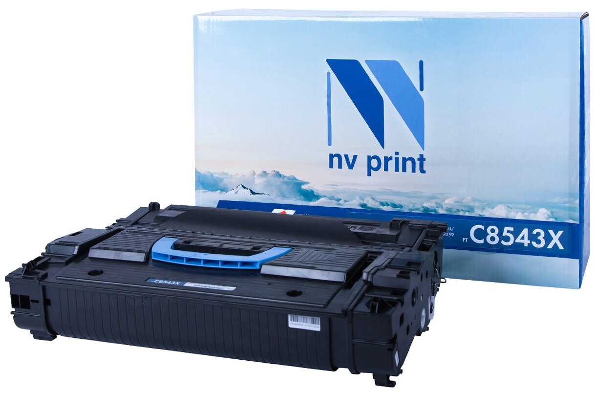 Лазерный картридж NV Print NV-C8543X для HP LaserJet 9000, 9000dn, 9000L mfp, M9040, 9040dn, 9040n, M9050 (совместимый, чёрный, 30000 стр.)