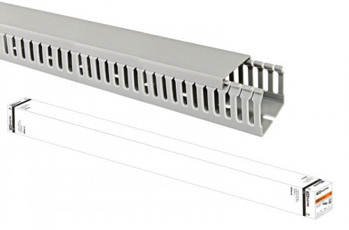 Кабель-канал Tdm Electric перфорированный 40х80 перфорация 6/8мм (20 м), SQ0410-0023