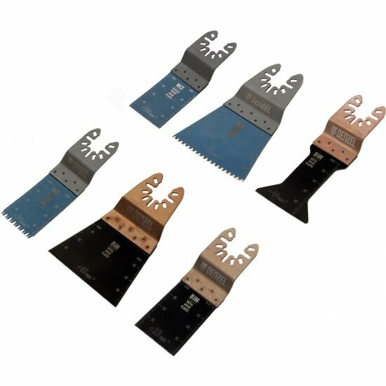 Набор насадок для МФИ Denzel по дереву и металлу, 6 шт, 782406