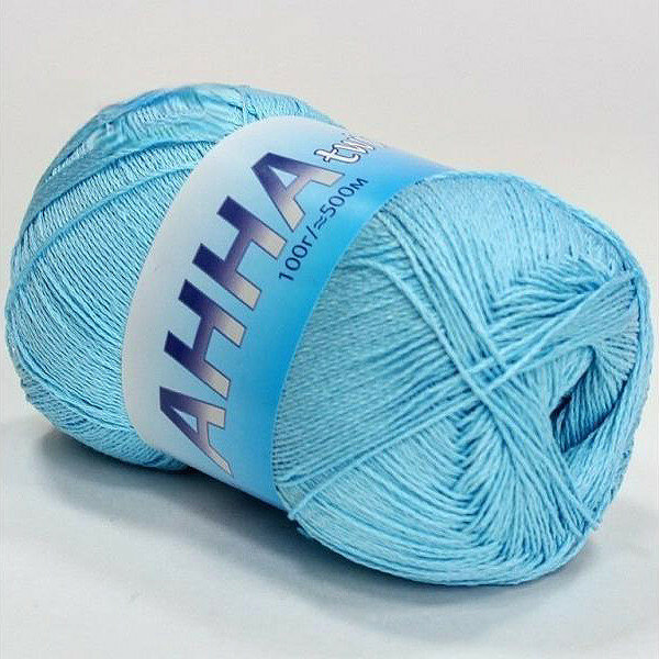 Пряжа Seam ANNA TWIST 340 гол. бирюза (5 мотков)