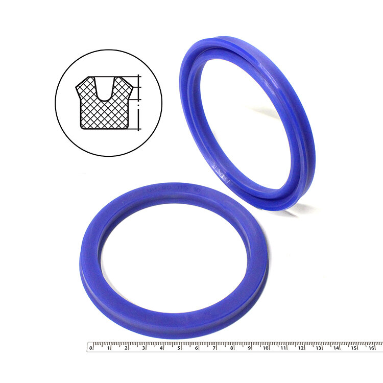 Манжета гидравлическая 90х110х10 (манжета цилиндра 110*90*10) тип UN PU (полиуретан) (упаковка 2 шт.)