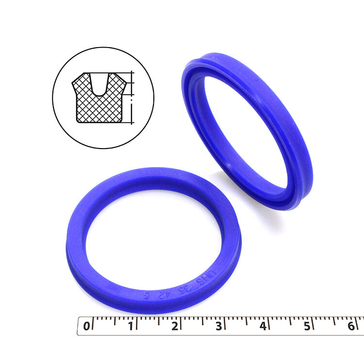 Манжета гидравлическая 35х42х5 (манжета цилиндра 42*35*5) тип UN PU (полиуретан)