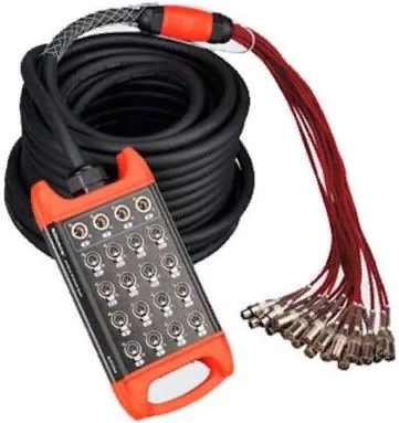 Сценическая коммутационная коробка Soundking BCB405-50m, 20хXLR входов + 4хXLR выхода, 50м