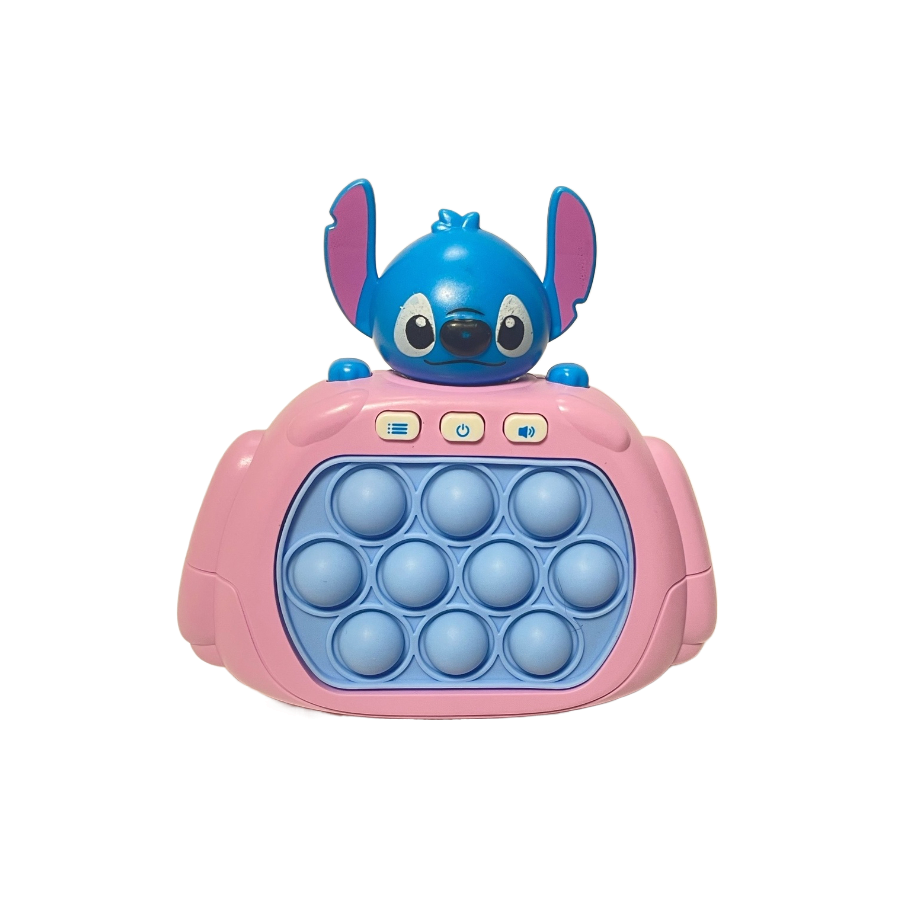 Антистресс игрушка "Стич "розовый" поп ит приставка / Игрушка антистресс для рук: Электронный поп ит Pop-It