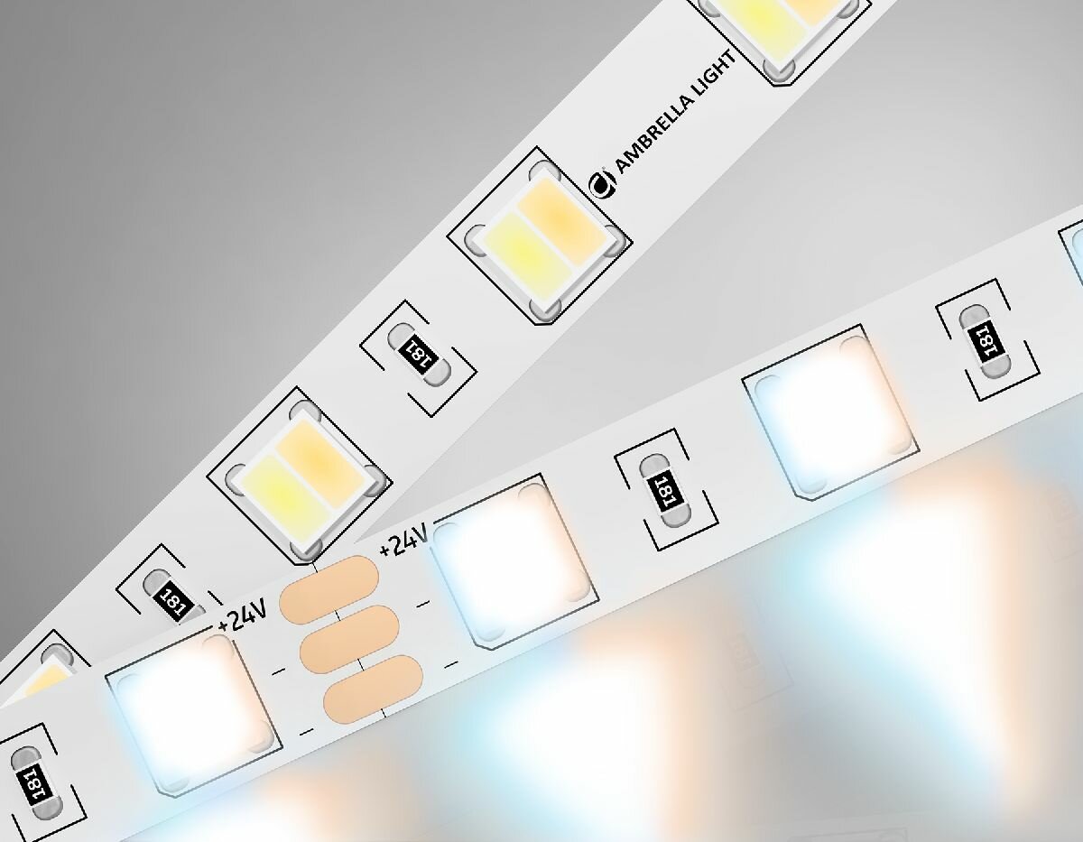 Светодиодная лента Ambrella Light LED Strip 24В 5050 14Вт/м 3000-6500K 5м IP20 GS4101