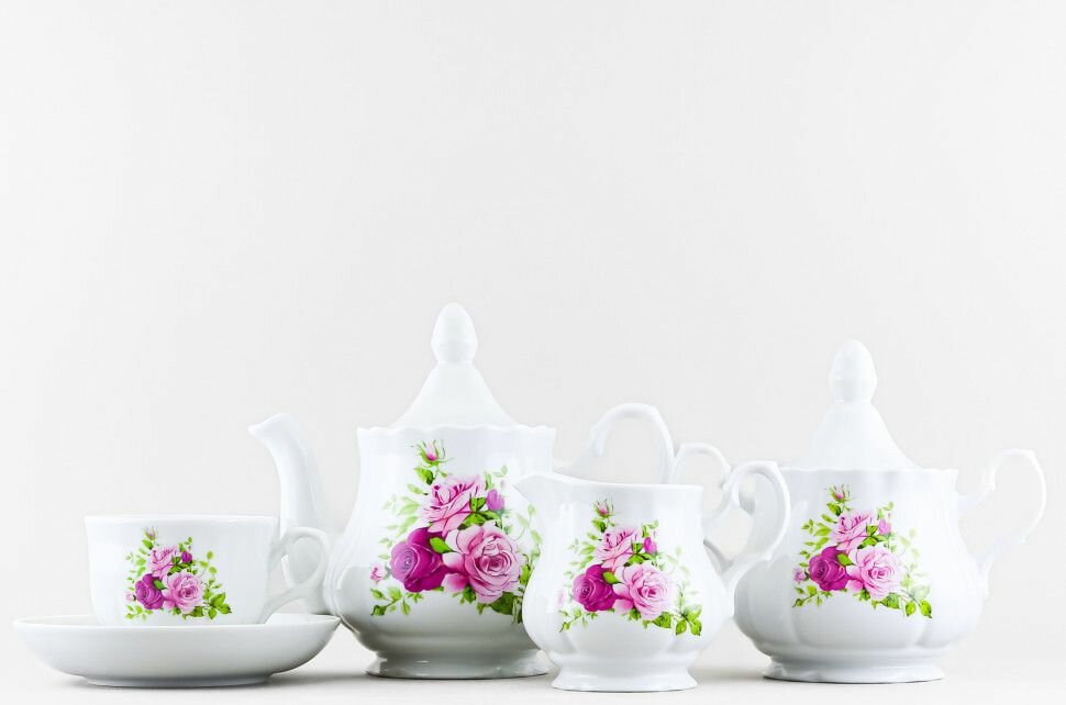 Сервиз чайный фарфоровый 15пр. Добруш "Маркиза"ф. Романс