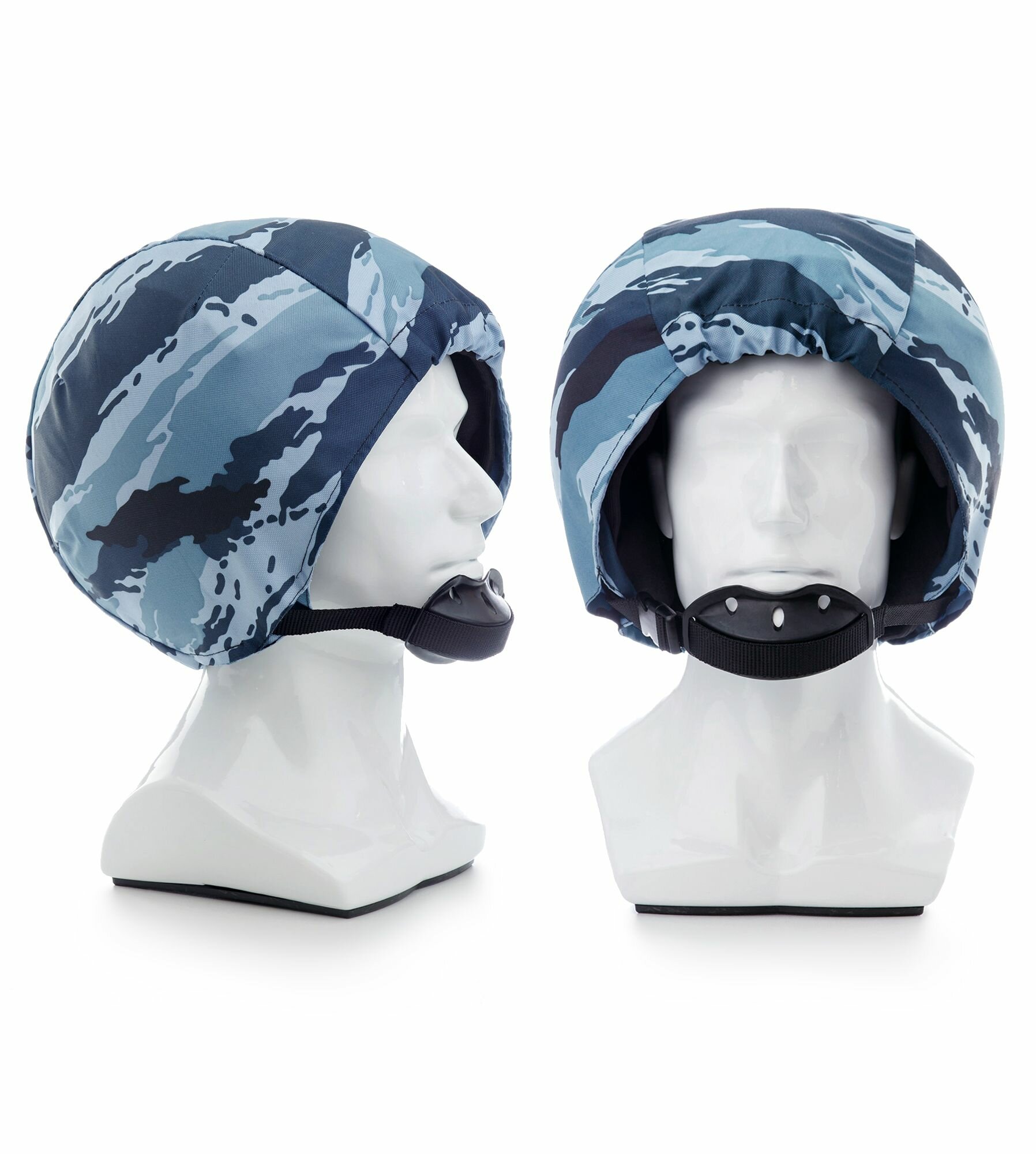 Противоударный шлем по С классу для ЧОП и ЧОО. ("Сфера-П", стар. "Альфа-П") в цвете голубой камуфляж, камуфляж город