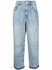 Джинсы Isabel Marant Norela patchwork cropped jeans, размер 38, синий