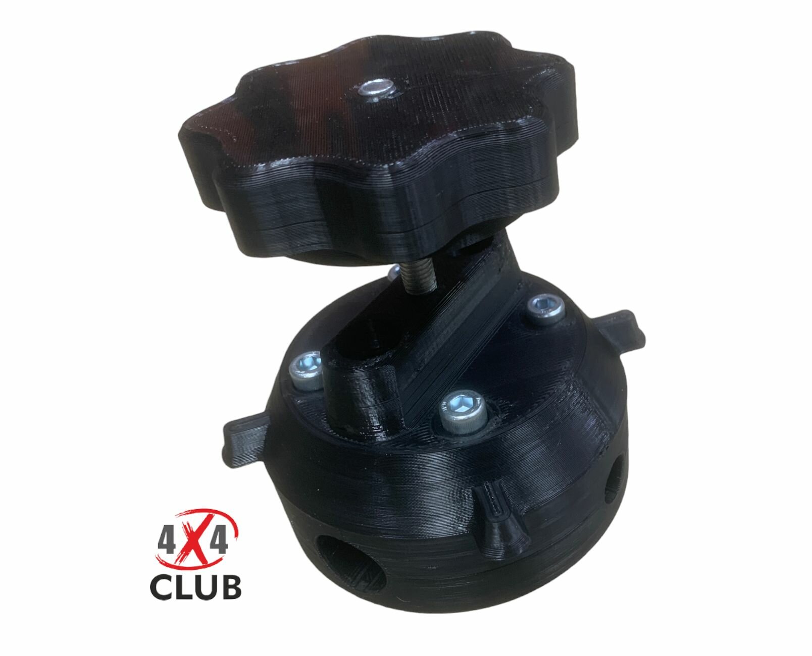 Крепление "4Х4 CLUB" на трубу 20, 25 мм для канистр Экстрим, Art Rider. Материал пластик.